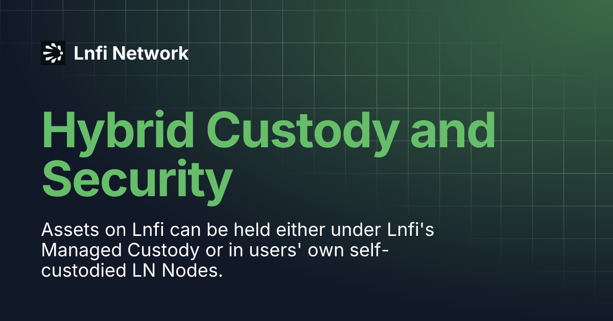 Hybrid Custody and Security | Lnfi Network